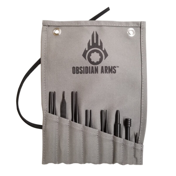 Complete AR-15 Armorers Punch Set 12 Piece - Obsidian Arms