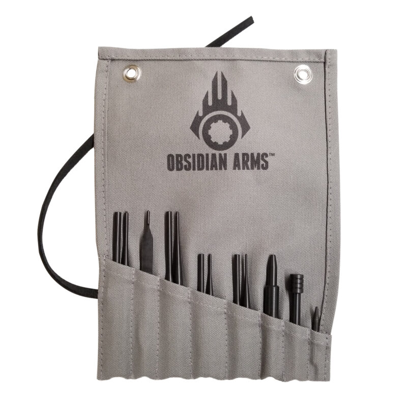 Complete AR-15 Armorers Punch Set 12 Piece - Obsidian Arms